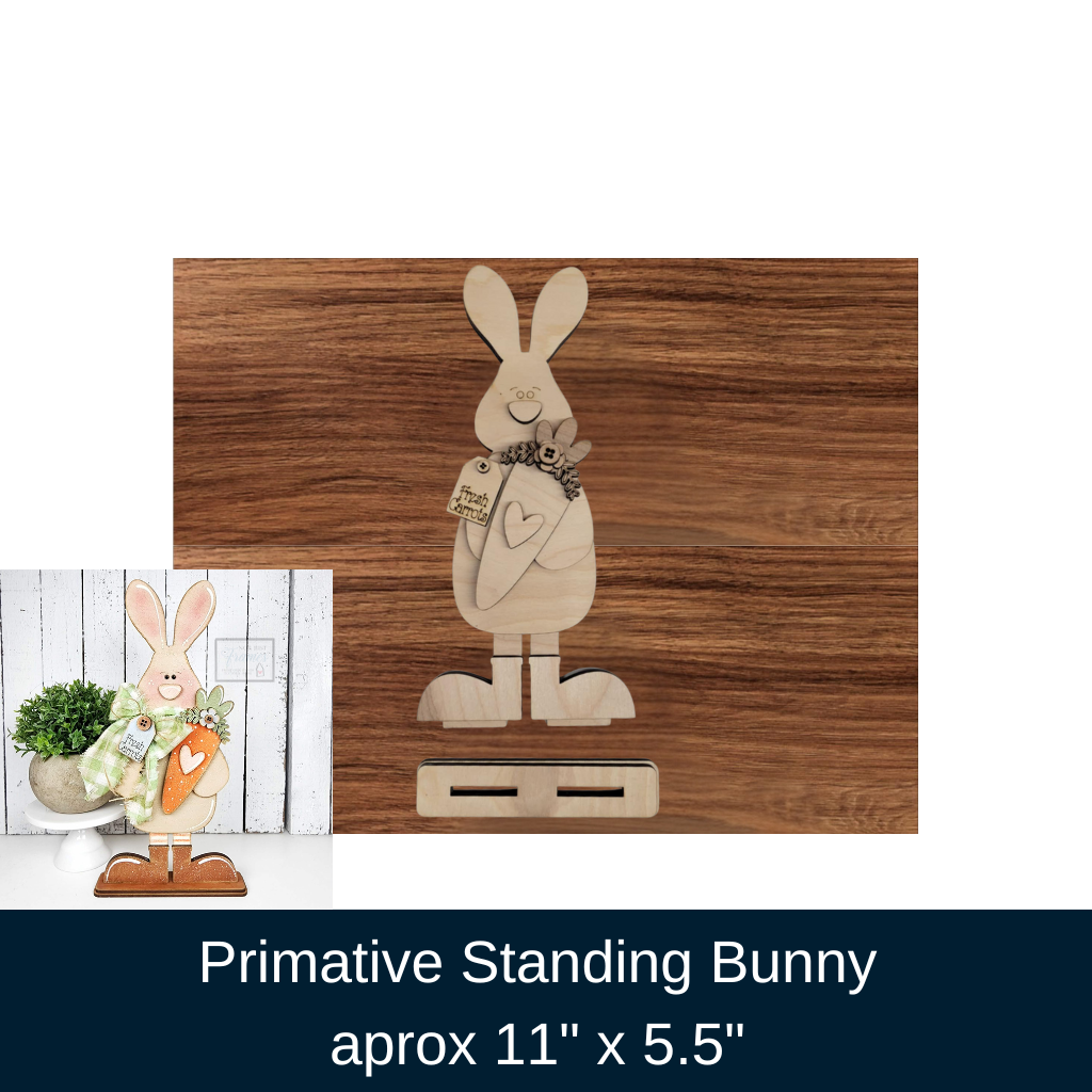 Spring Bunny with Carrot – Not Just Frames