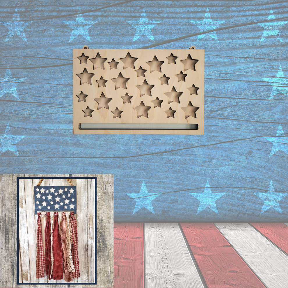Star Rag Flag DIY Kit – Not Just Frames