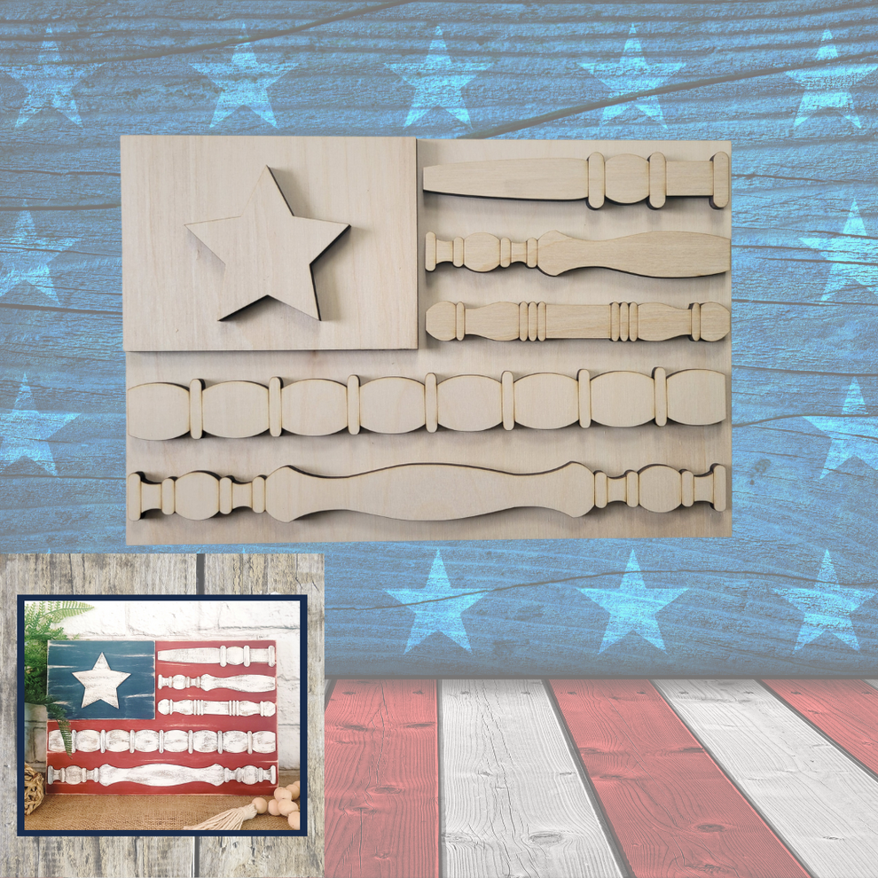 Spindle Flag Leaner – Not Just Frames